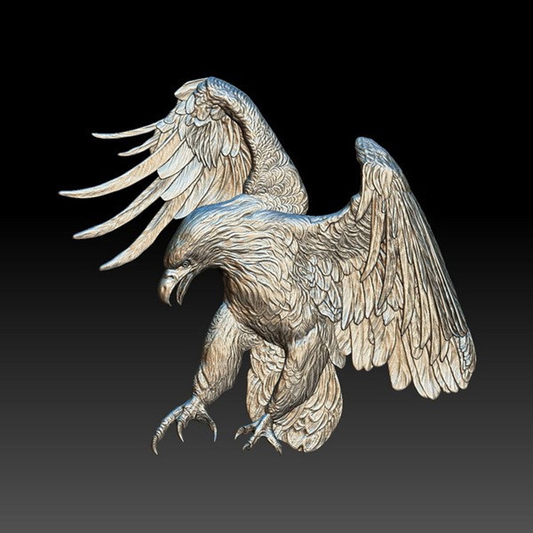 3D STL File for CNC - Eagle V1 - Etsy