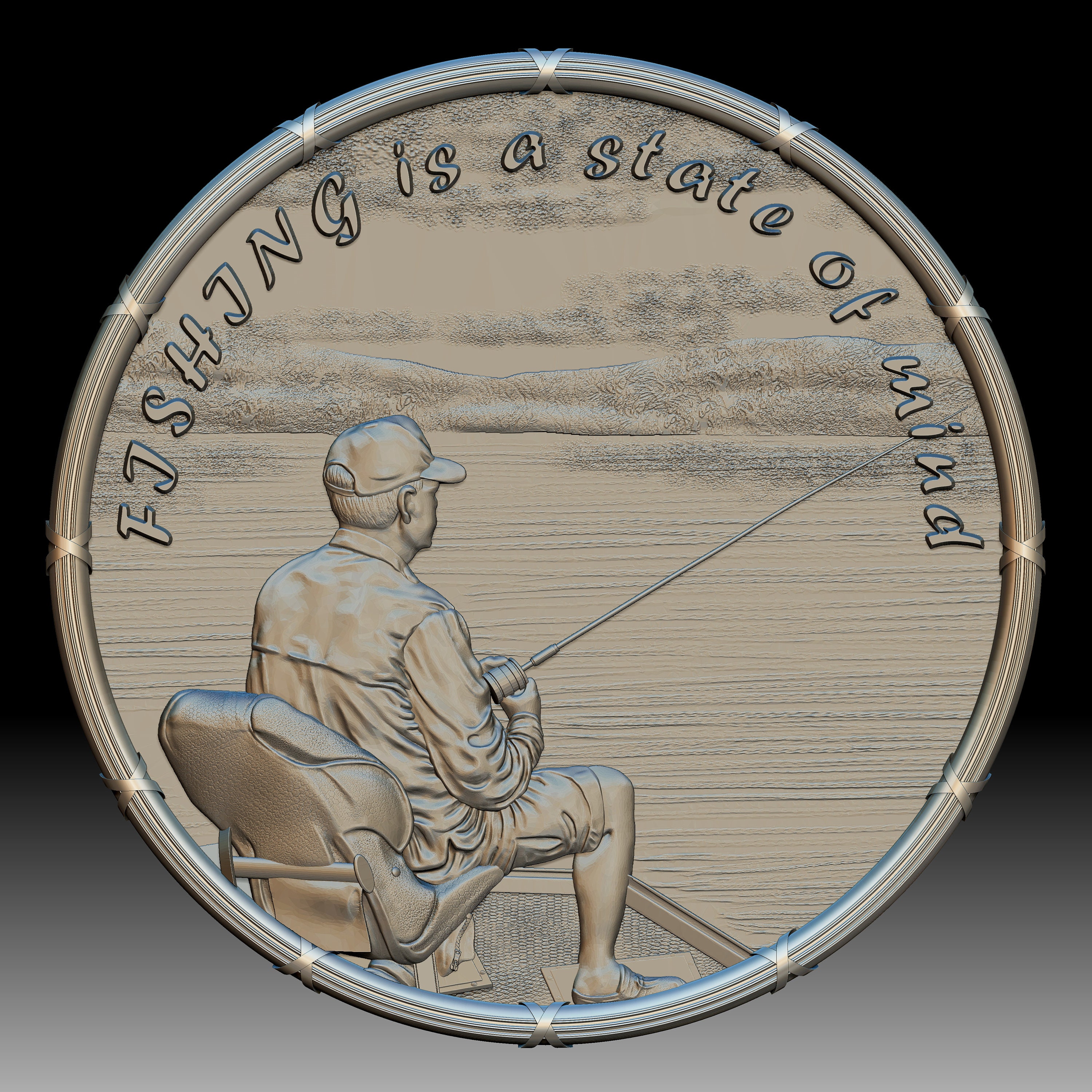 3D STL Model for CNC Fishman - Etsy