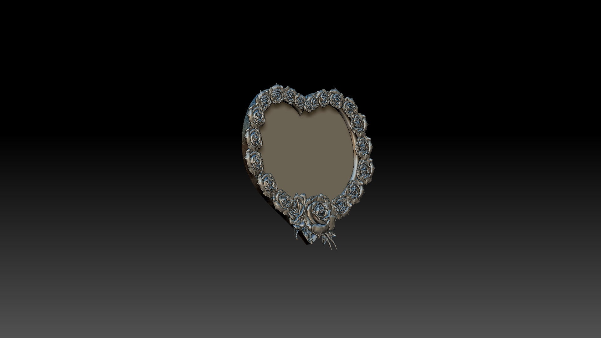 3D STL File for CNC - Frame Roses - Etsy