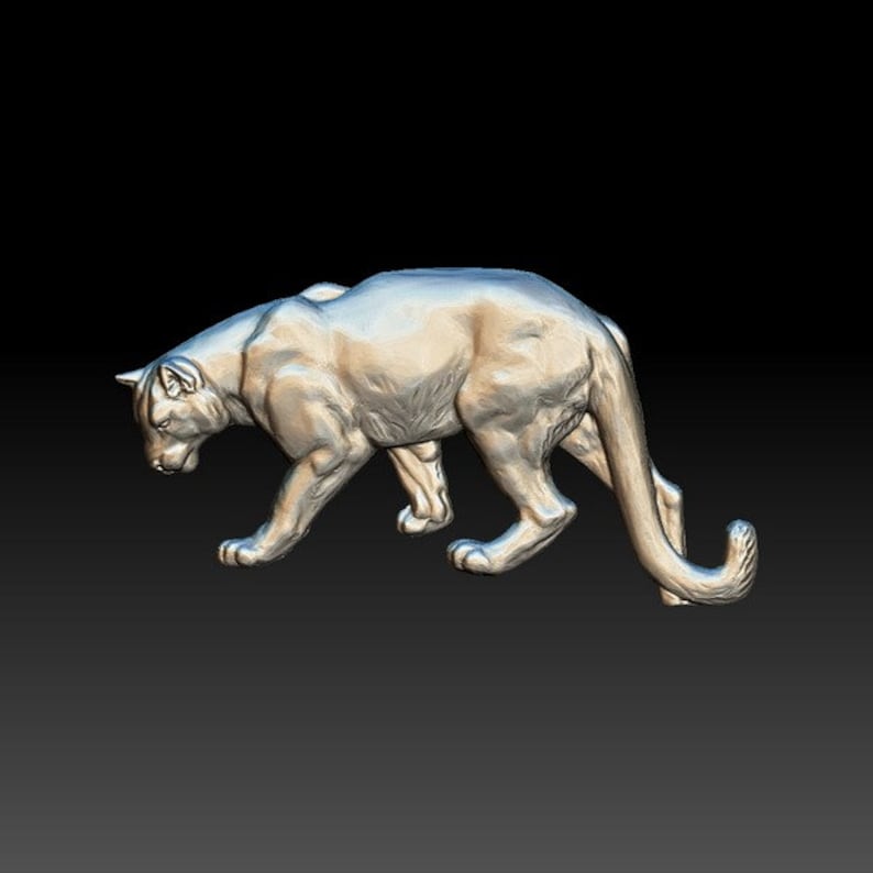 3D STL Model for CNC Panther_01 - Etsy