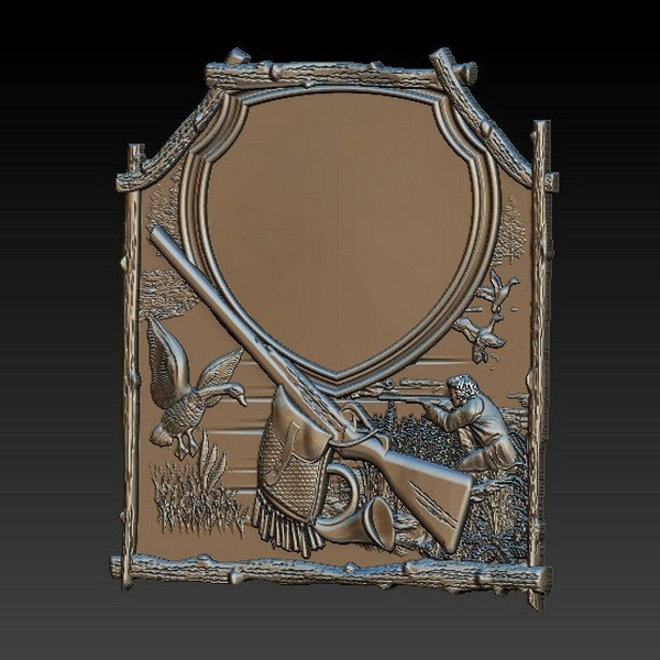 3D STL Model for CNC Hunting Scene - Etsy
