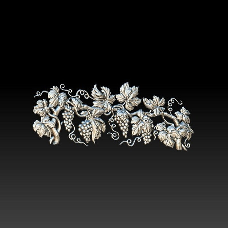 3D STL Model for CNC - Vine Grape - Etsy