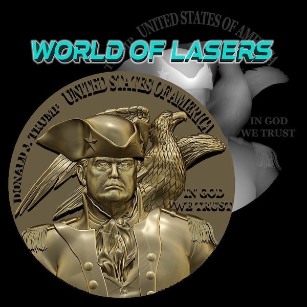 3d Coin Lightburn - Etsy