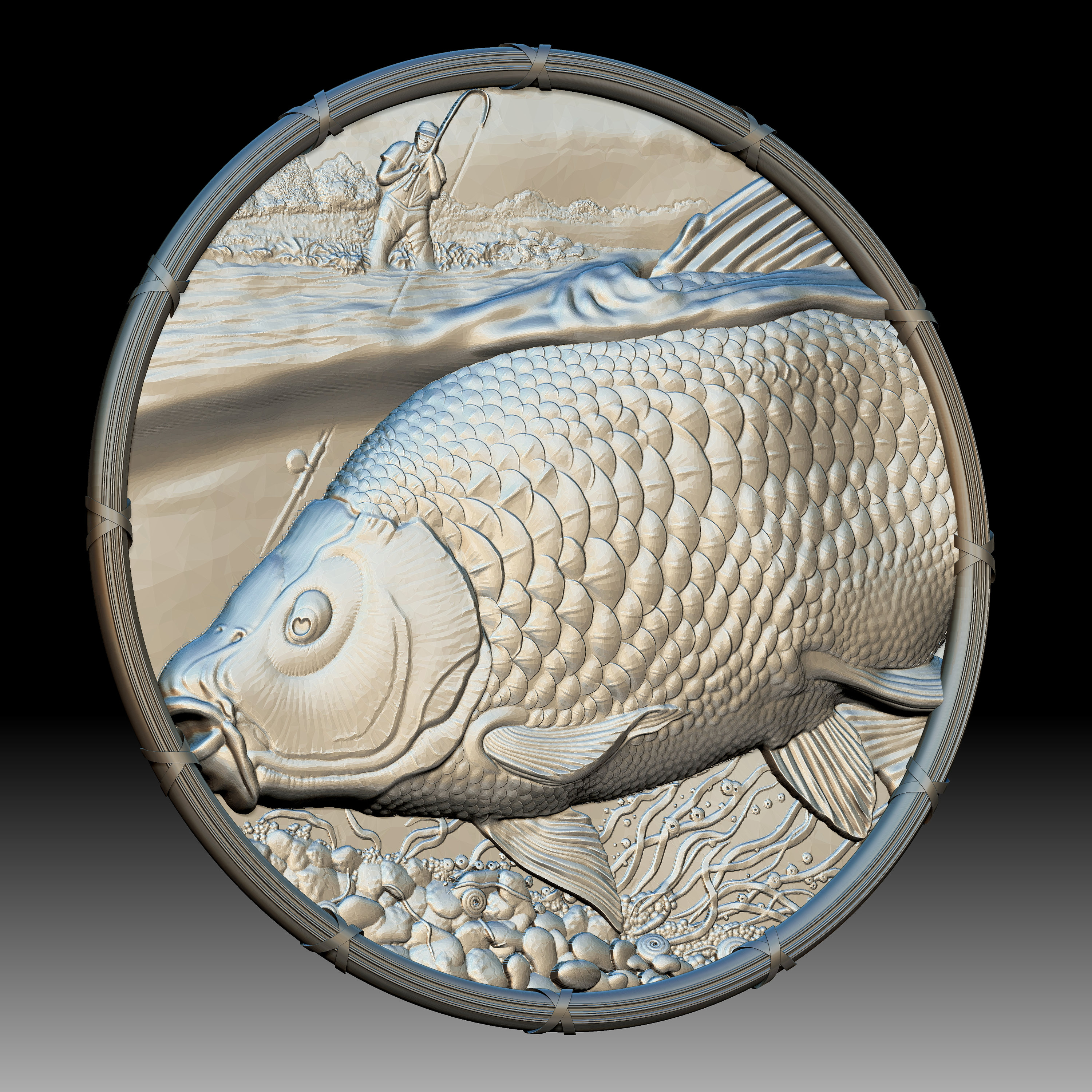 3D STL Model for CNC Fishing V1 - Etsy