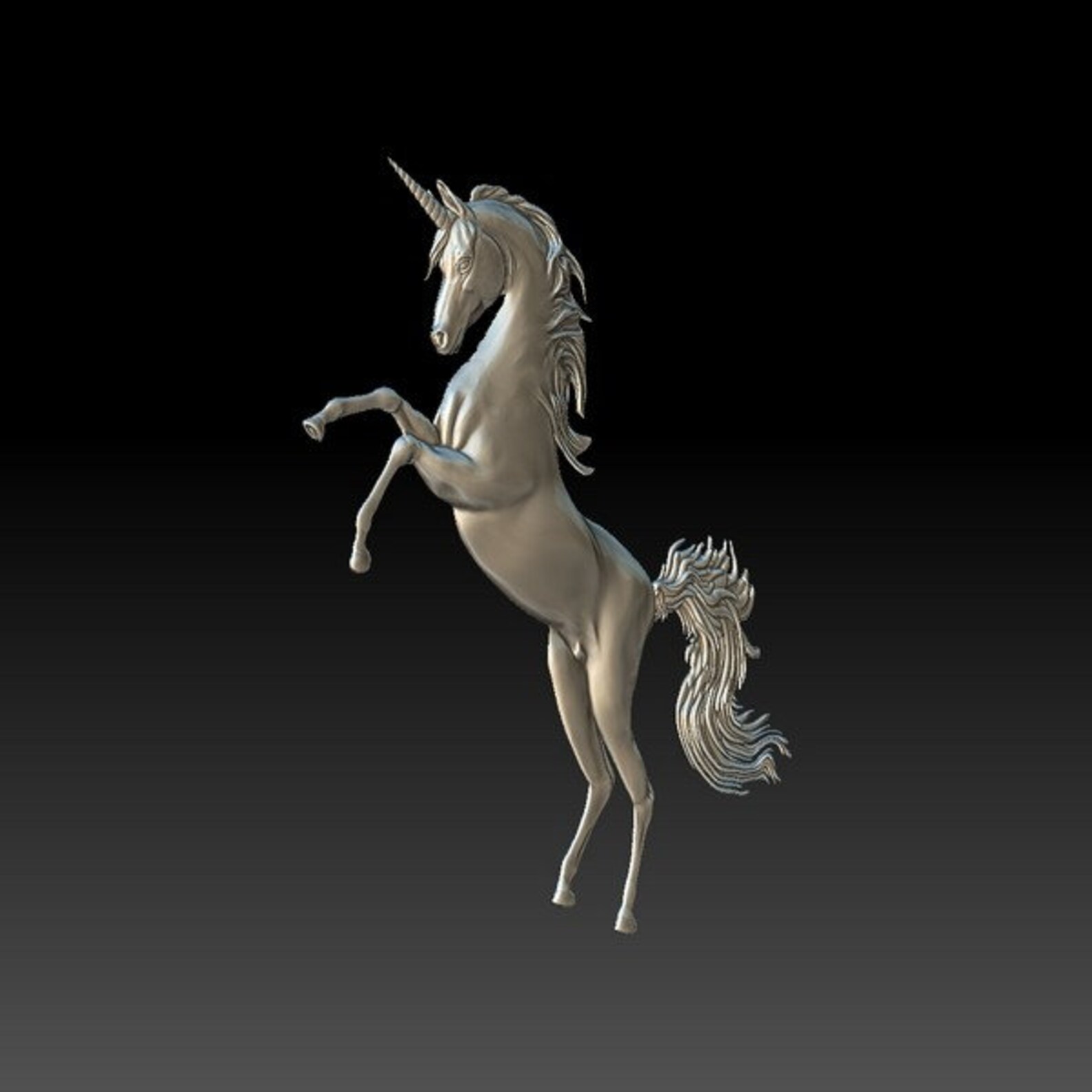 3D STL File for CNC - Unicorn V1 - Etsy
