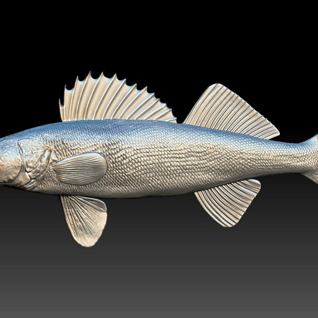 3D STL File for CNC - Fish V1 - Etsy