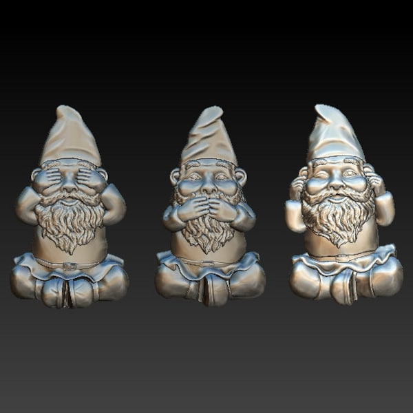 Gnome Stl File - Etsy