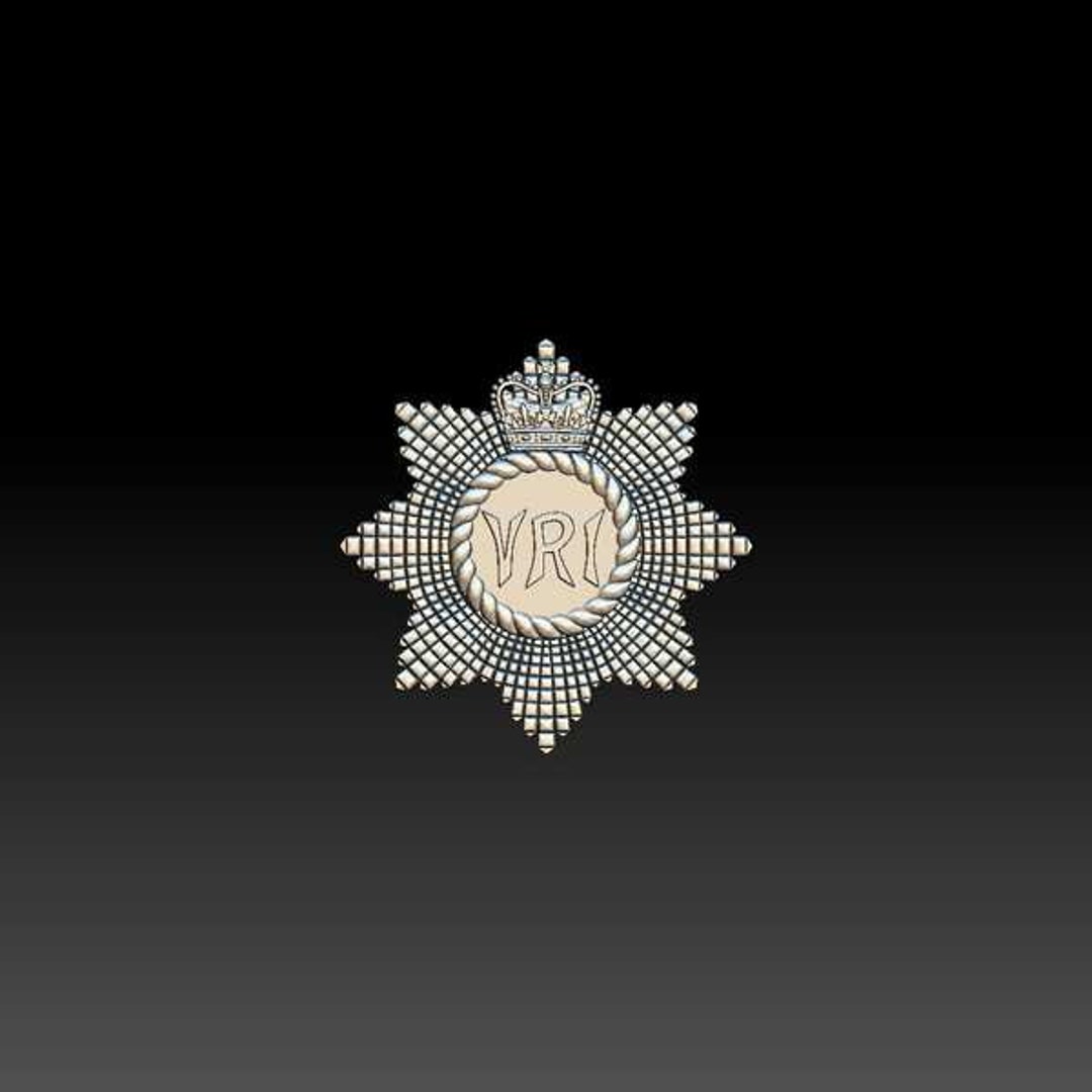 3D STL Model for CNC - Badge VRI - Etsy