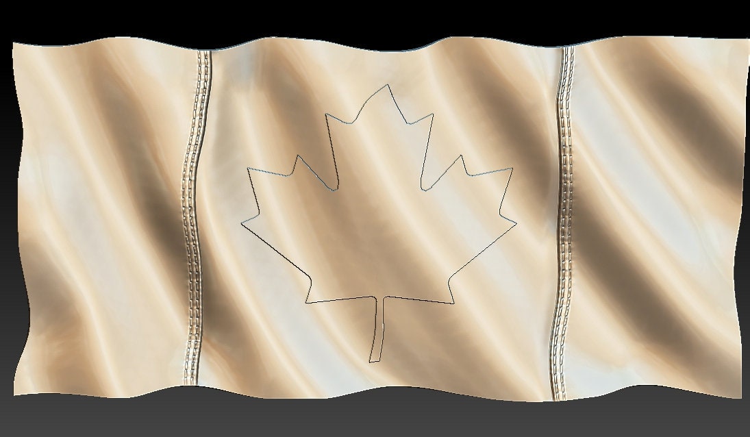 Canadian Flags Full Set 3D STL Model 8 Stl Files With Hi - Etsy