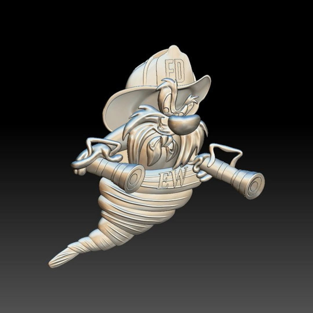 3D STL File for CNC - Firefighter Tornado V1 - Etsy