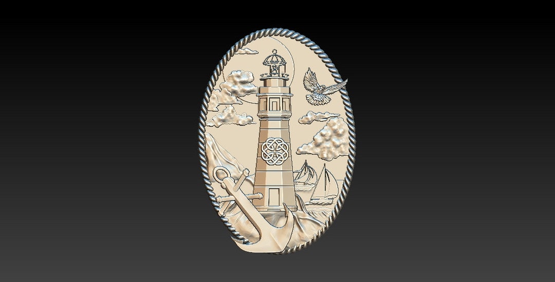 3D STL File for CNC - Lighthouse 1 - Etsy