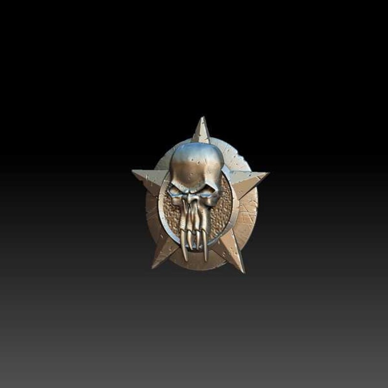 3D STL Model for CNC BADGE_1 - Etsy