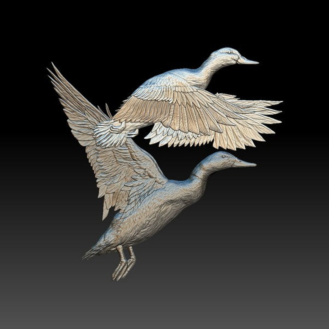 3D STL File for CNC Ducks V2 - Etsy Ireland