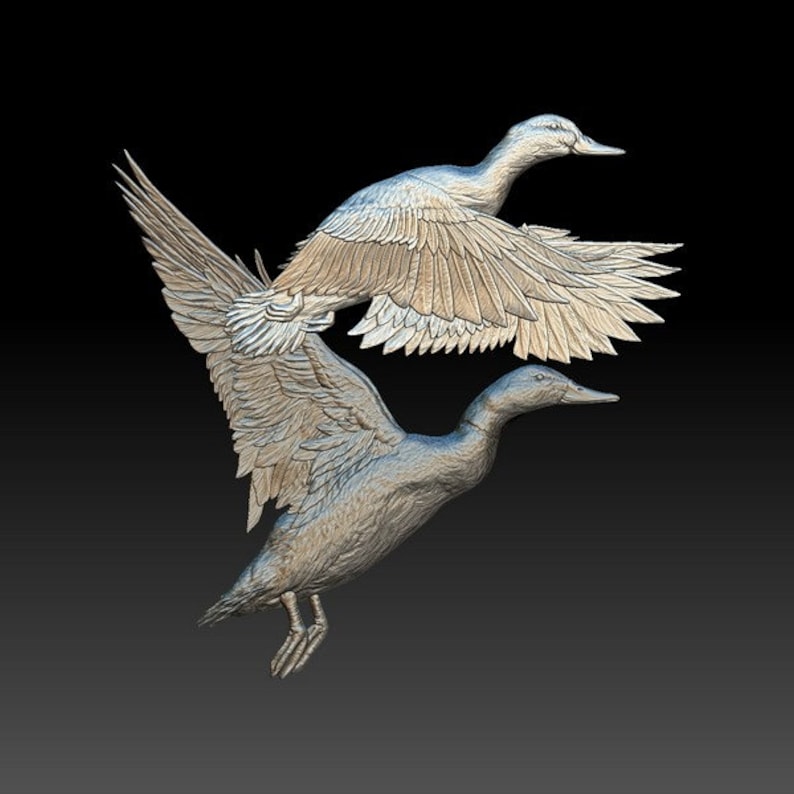 3D STL File for CNC Ducks V2 - Etsy