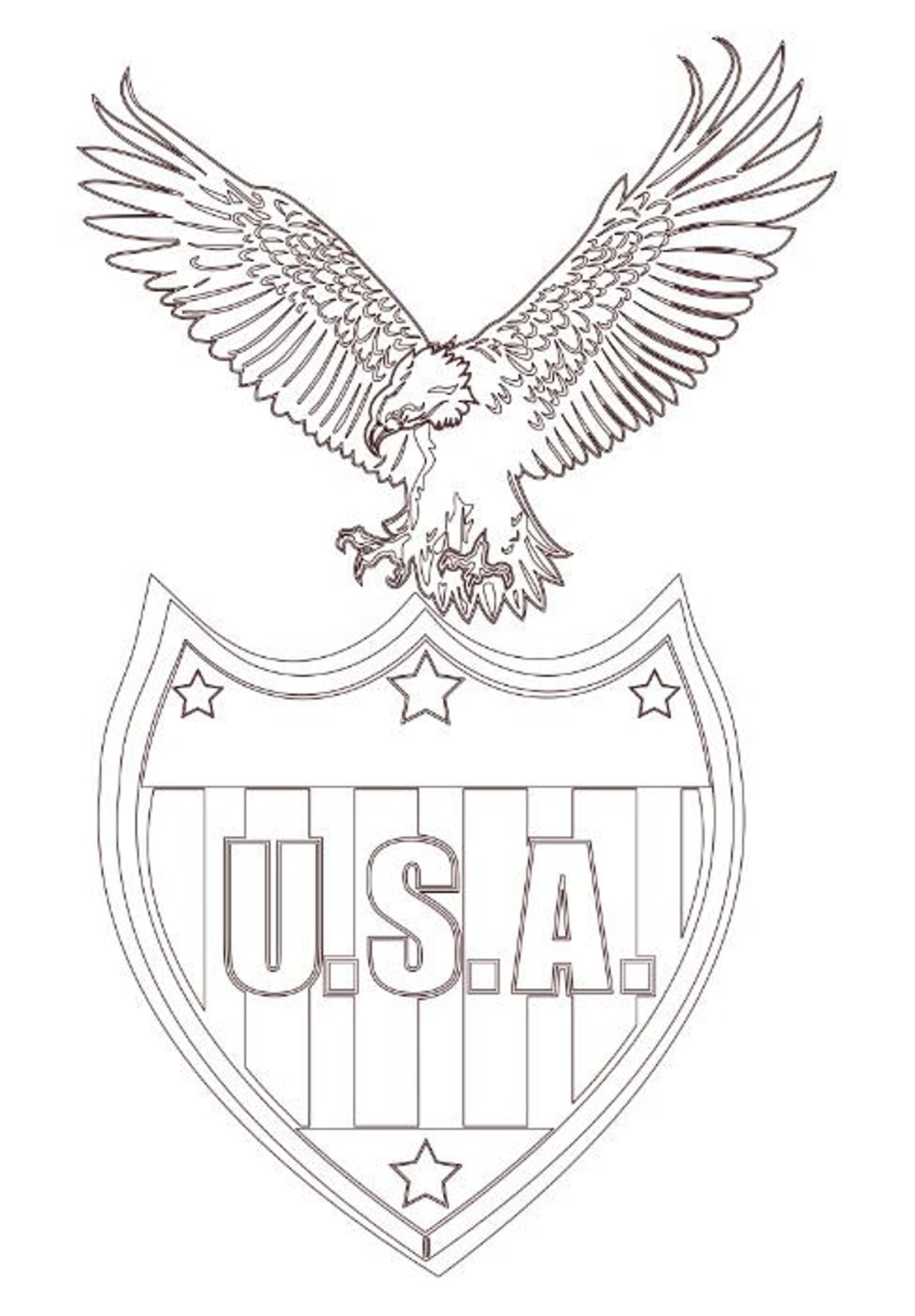 Vector File for CNC and Laser Engraving - 4th July - Etsy