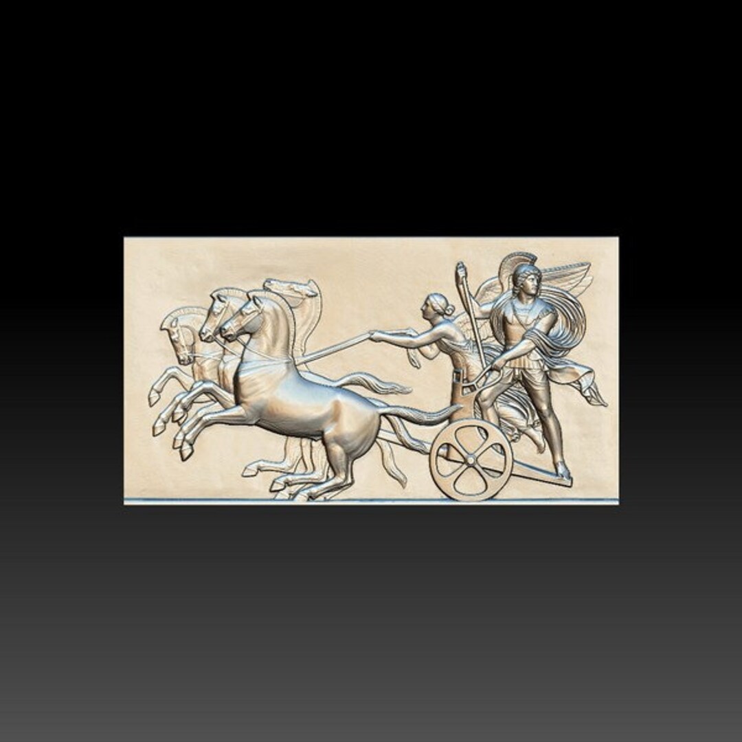 3D STL File for CNC - Scene Roman - Etsy