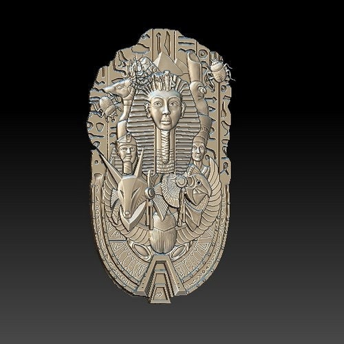 3D STL File for CNC Egyptian Tablet - Etsy