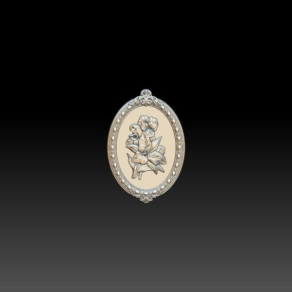 3D STL Model for CNC Scene Lily - Etsy