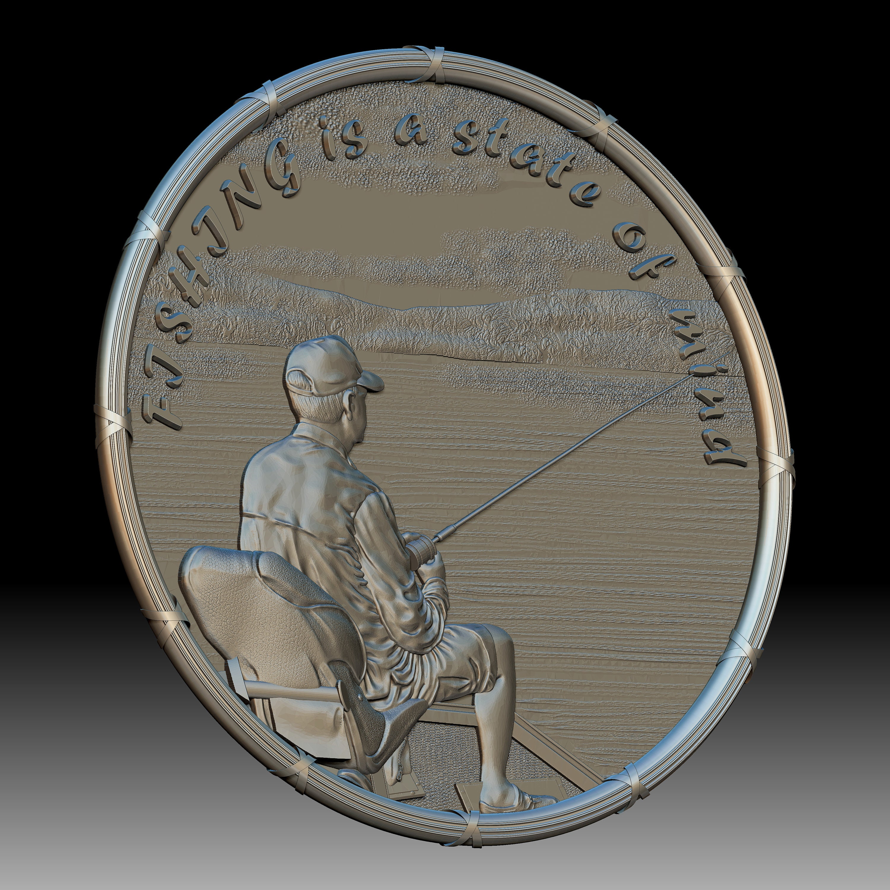 3D STL Model for CNC Fishman - Etsy