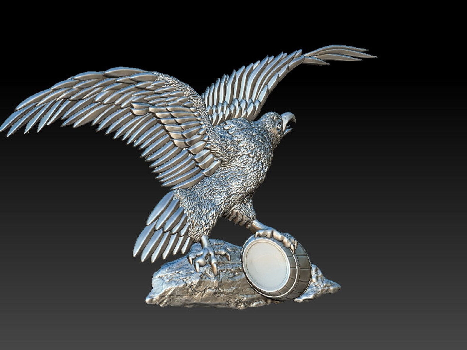 3D STL Model Eagle | Etsy