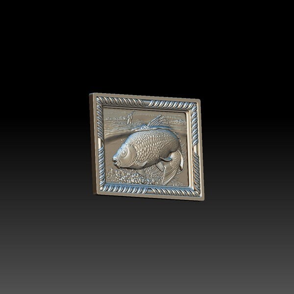 3D STL File for CNC Scene_fish_2 - Etsy