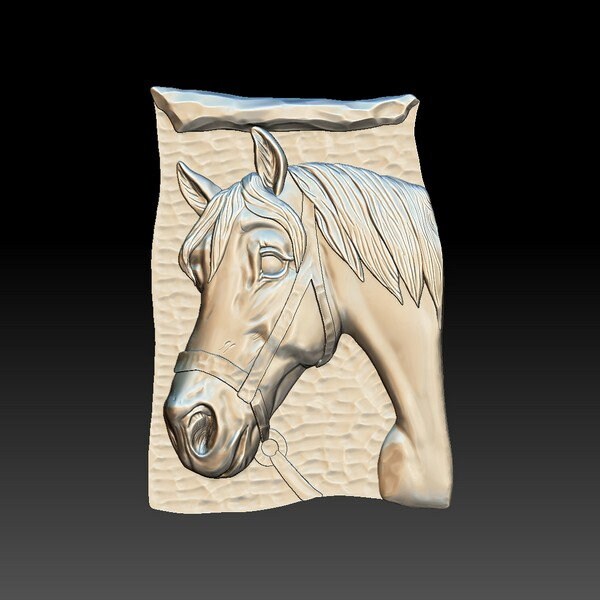 3D STL File for CNC Horse V10 - Etsy