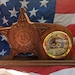 Custom Police Badge Shelf/desktop Clock With Pen Holder - Etsy