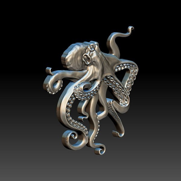 3D STL File for CNC - Octopus V1 - Etsy