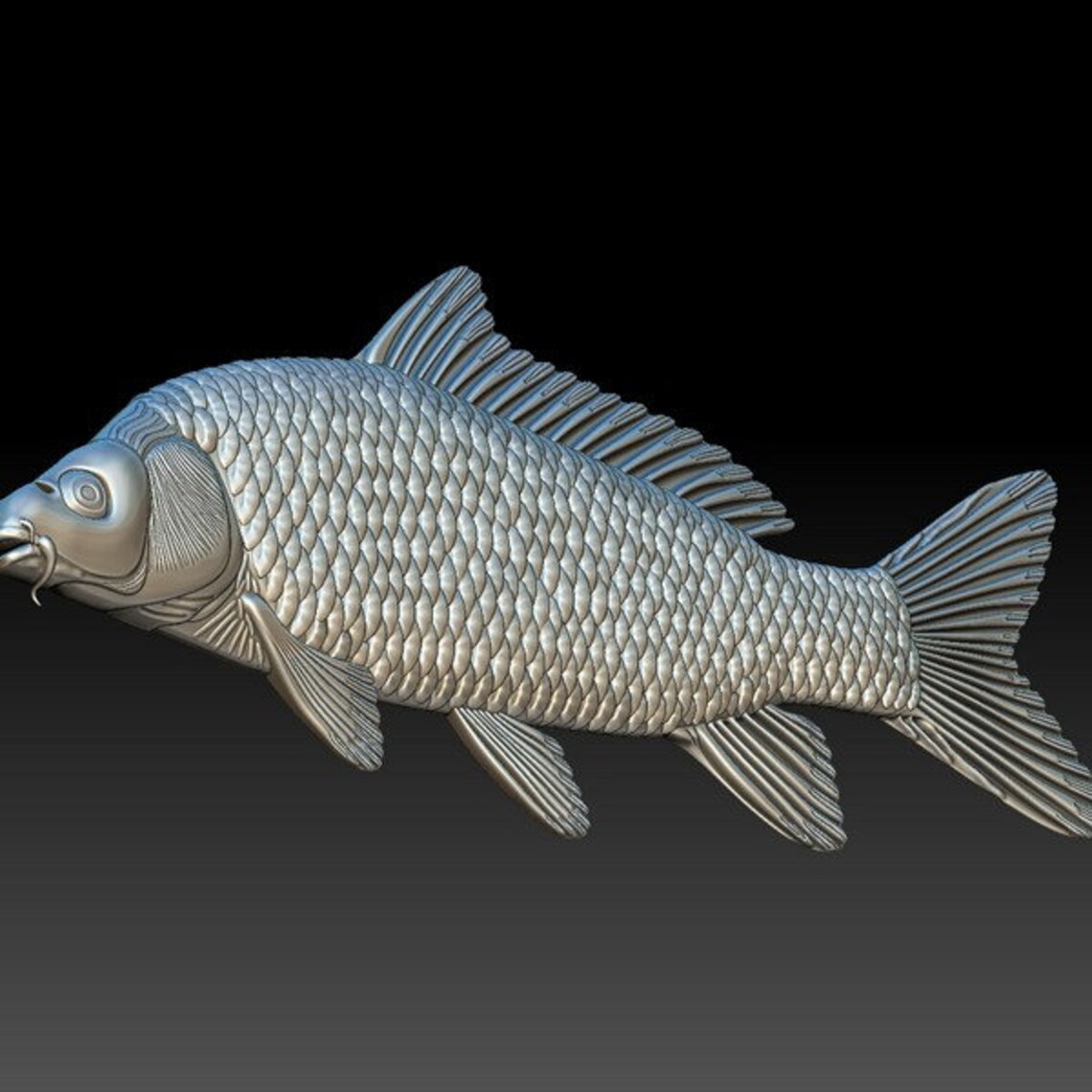 3D STL File for CNC Fish V1 - Etsy