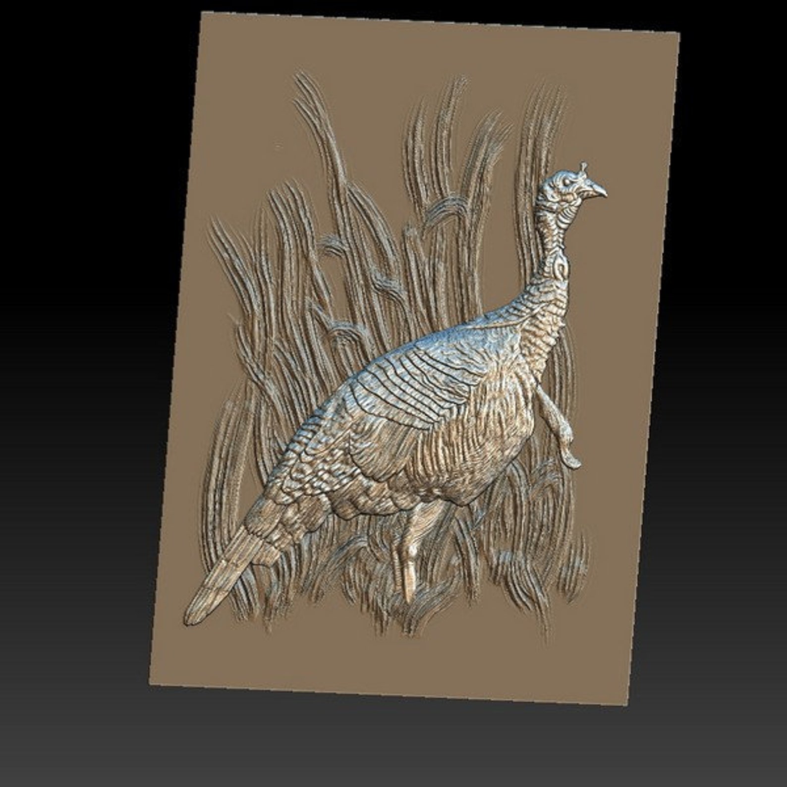 3D STL File for CNC Turkey - Etsy Canada