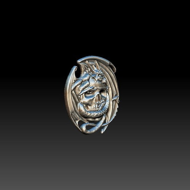 3D STL File for CNC Skull_001 - Etsy