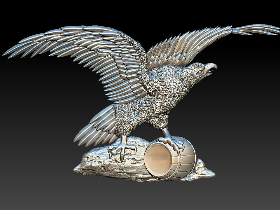 3D STL Model Eagle | Etsy