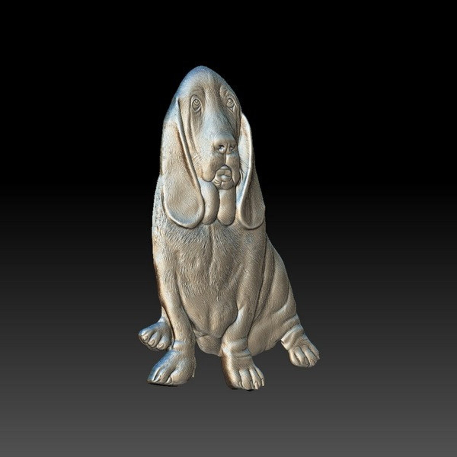 3D STL File Dog V9 - Etsy