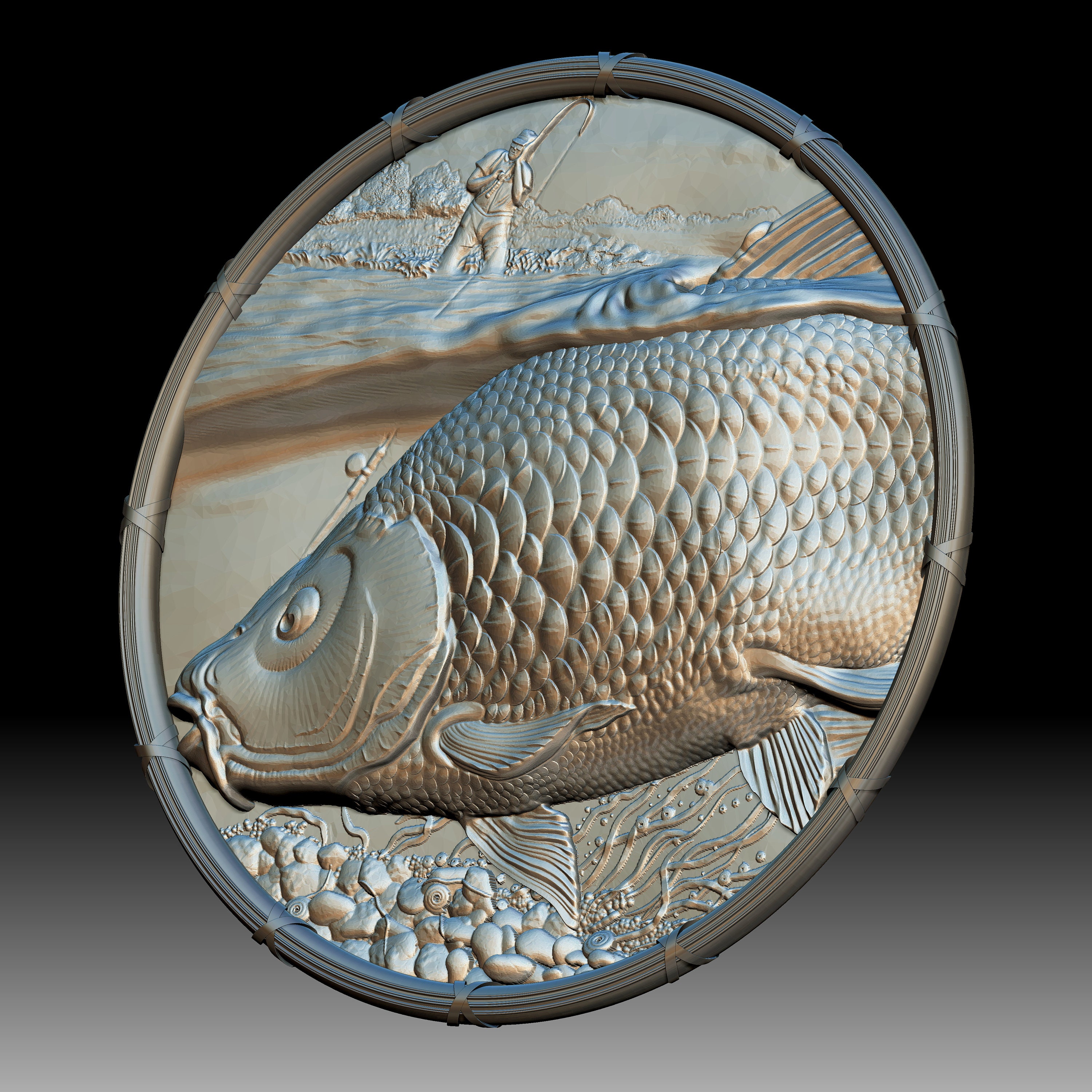 3D STL Model for CNC Fishing V1 - Etsy
