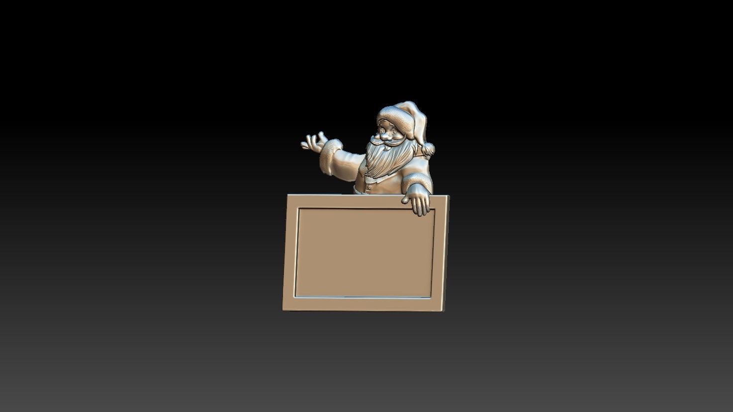 3D STL File Santa 4 - Etsy