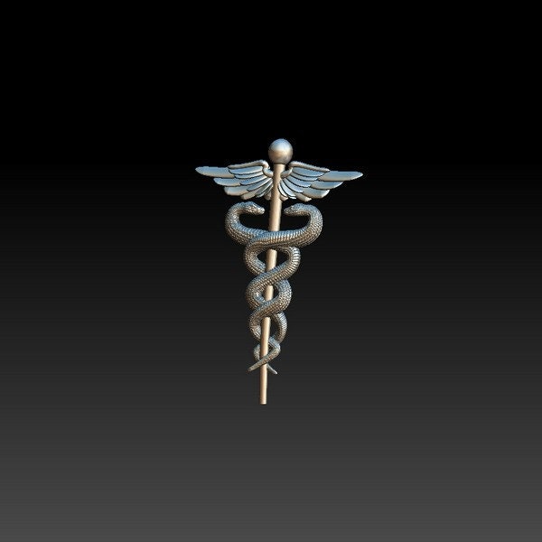 3D STL Model for CNC the Caduseus - Etsy