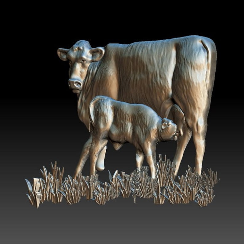 3D STL File for CNC Cows V3 - Etsy