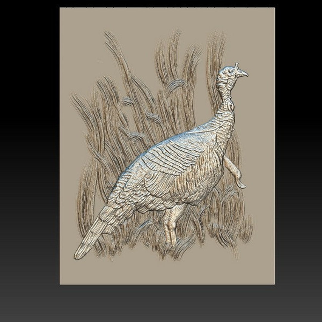 3D STL File for CNC - Turkey - Etsy