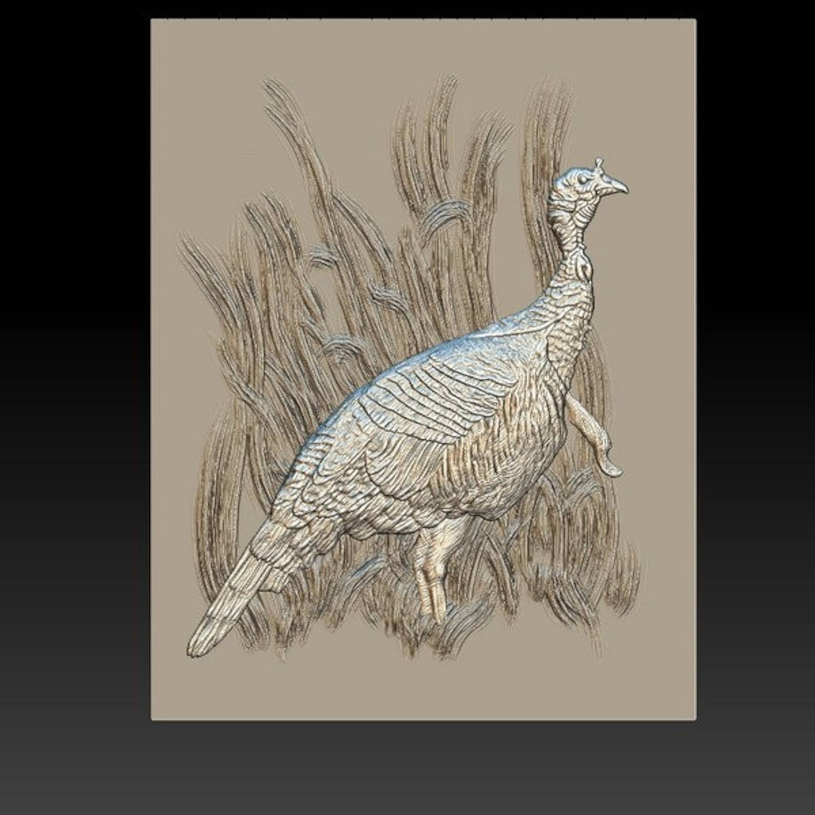 3D STL File for CNC - Turkey - Etsy Canada