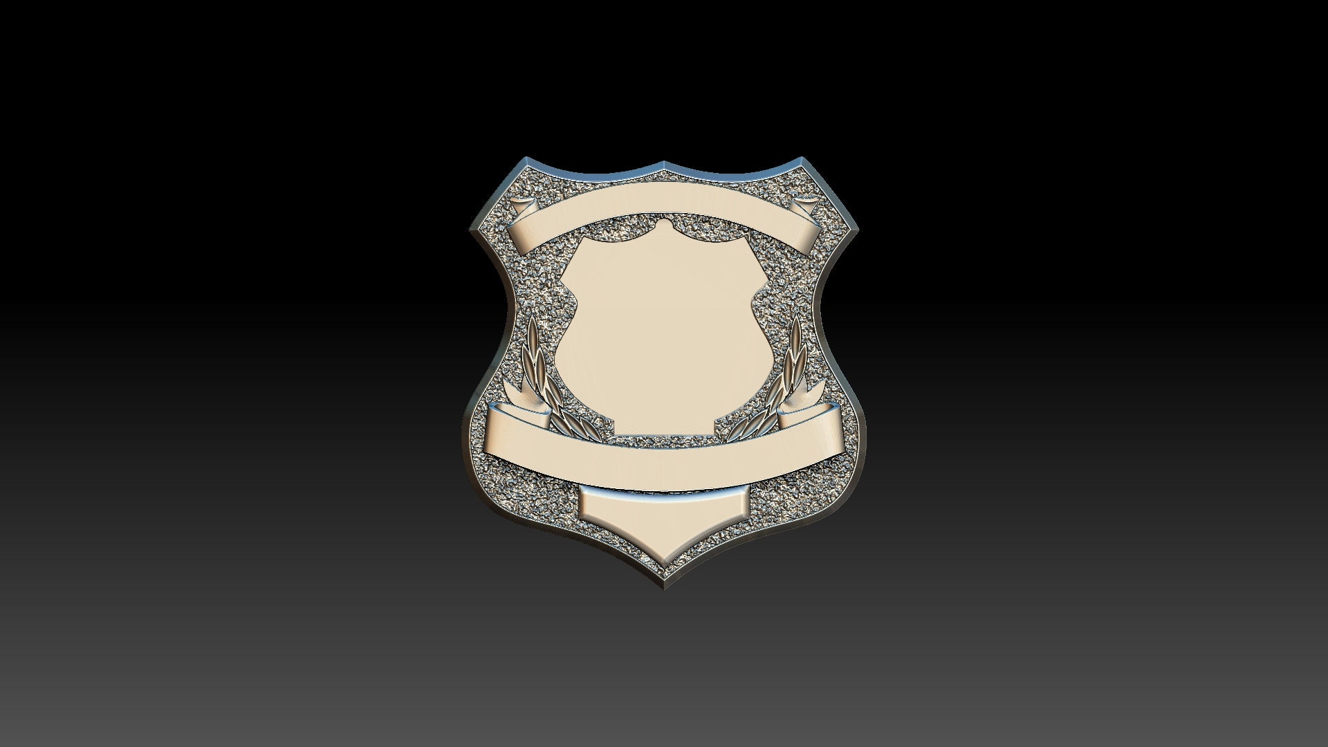 3D STL File for CNC - Set 10 Police Badge - Etsy UK