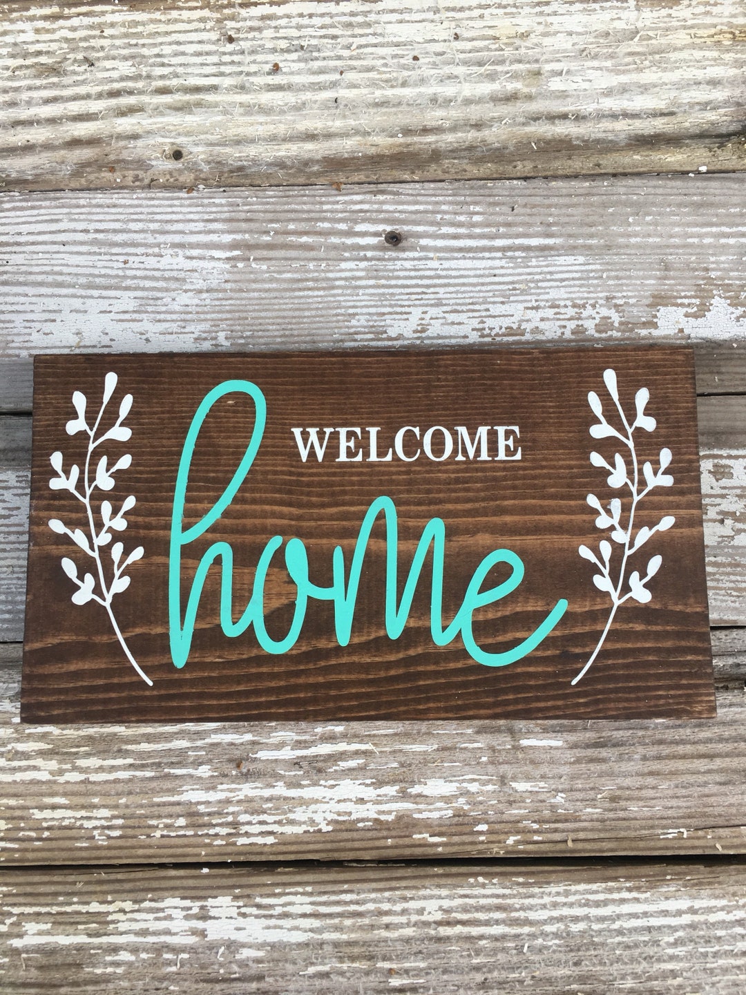 Welcome Home, Entryway Sign, Gallery Wall Sign, Housewarming Gift ...