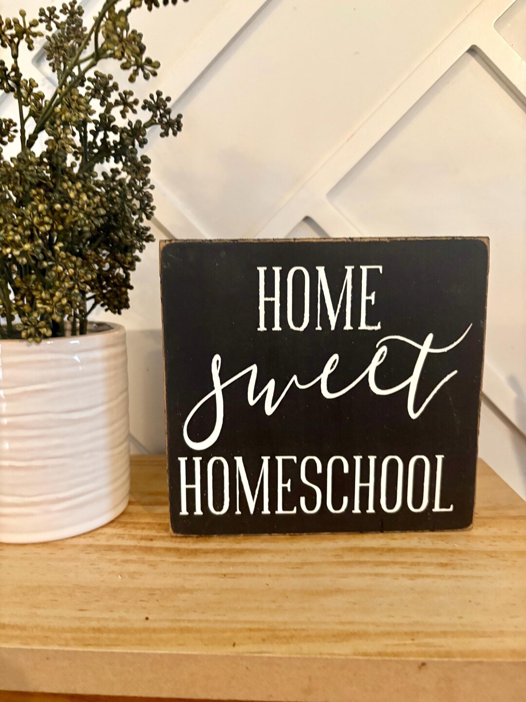 Home Sweet Homeschool Sign, Homeschool Sign, Homeschool Class Decor ...