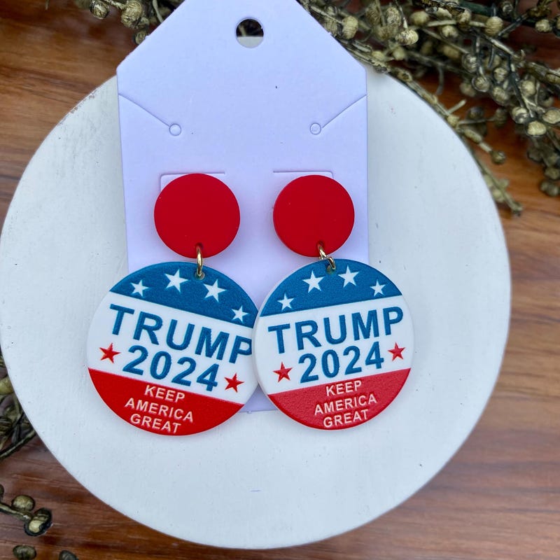Trump Earrings - Etsy