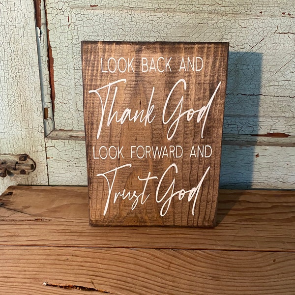 Trust God Sign - Etsy