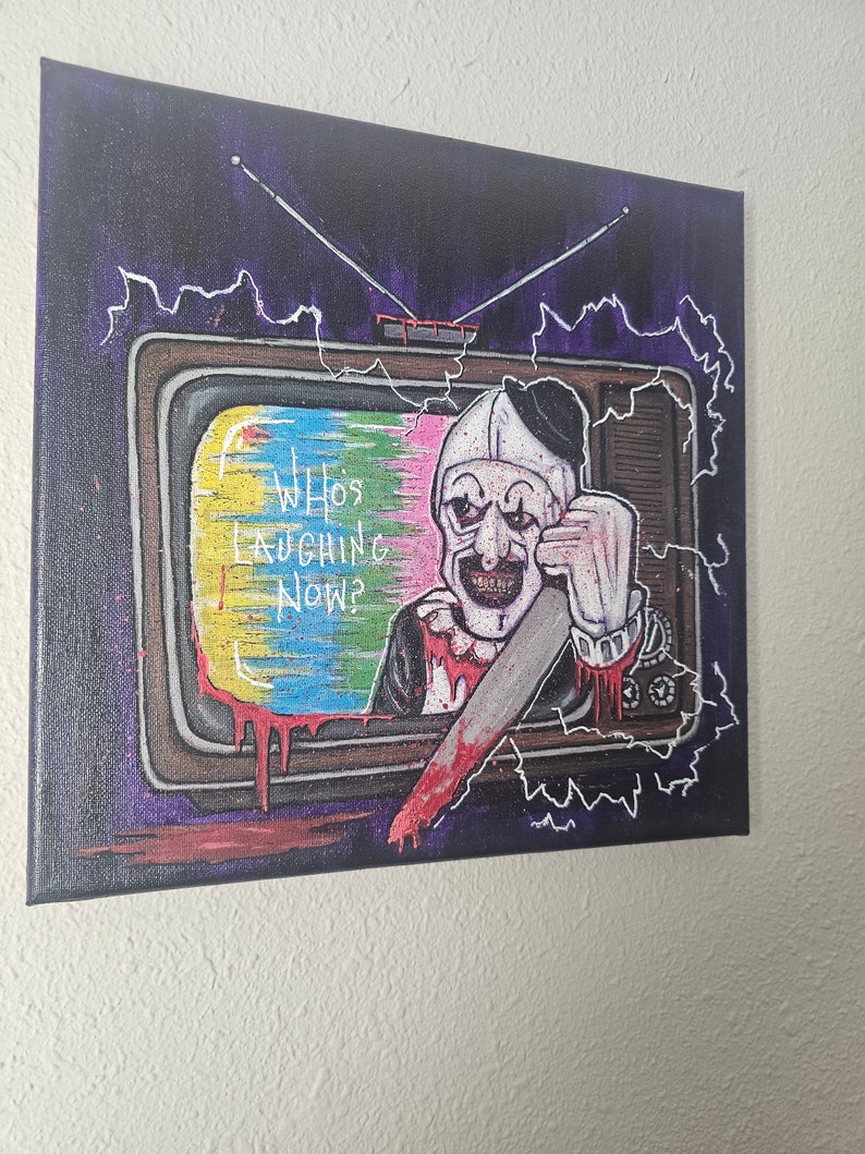 Who's Laughing Now- Terrifier Art - Etsy