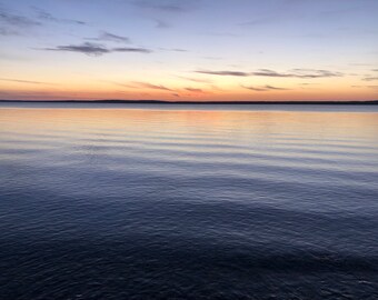 Lake Michigan Sunset - Etsy