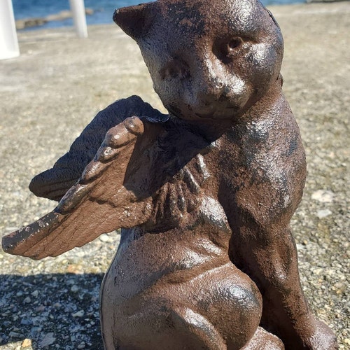 Miniature Ceramic Cat Kitty Kitten Animal Cute Little Tiny | Etsy