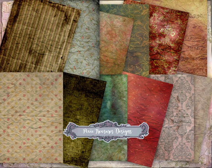 Housework Papers, Grunge Journal, Cleaning Scrapbook, Papers, Chores ...