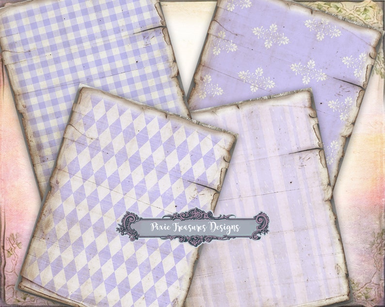10 Printable Blue Background Papers - Etsy