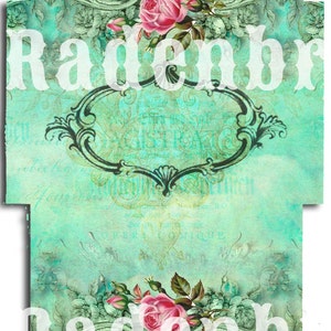 Printable Teal Note Paper Set - Etsy